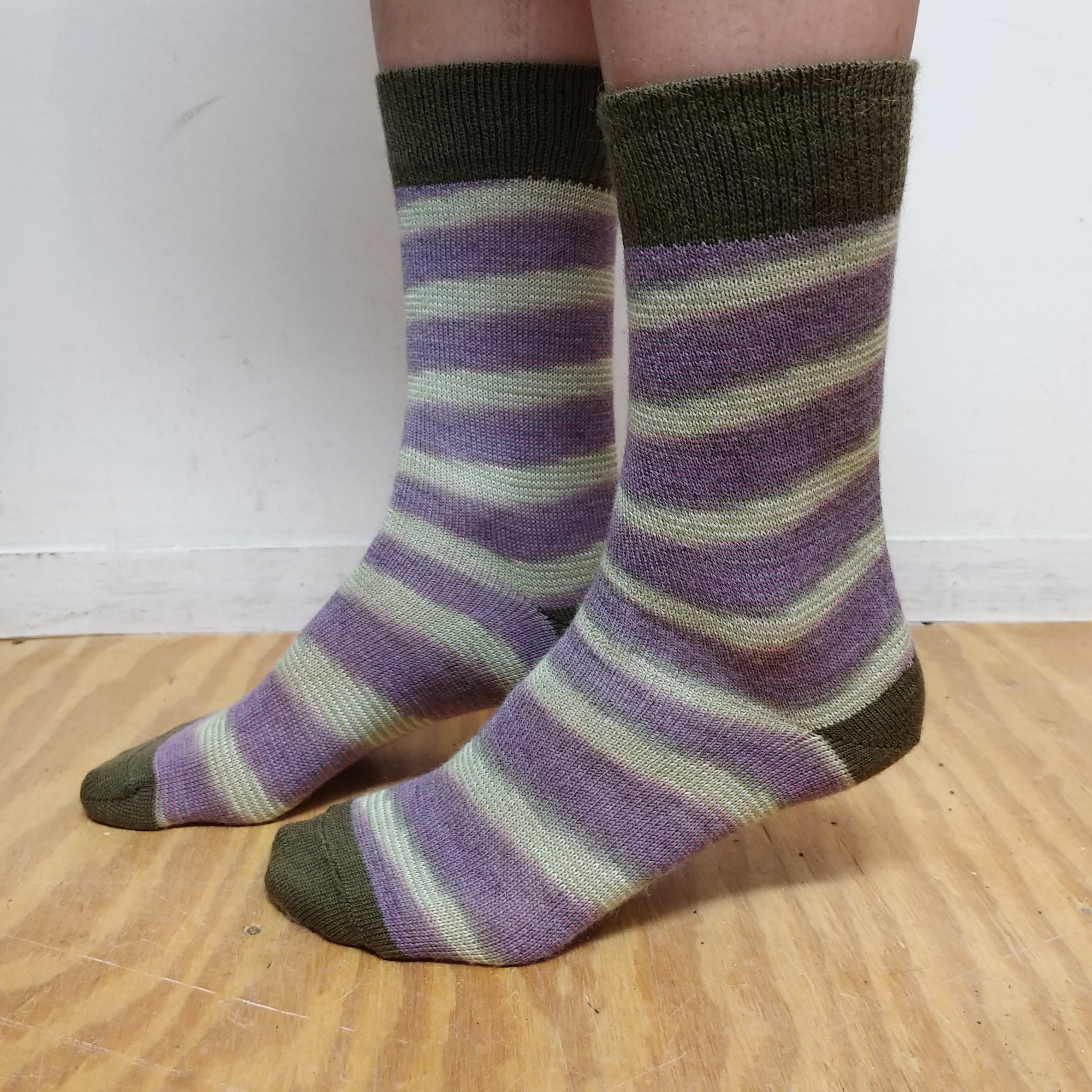 Candy Stripe Alpaca Crewsocks – Peruvian Link Alpaca Collection