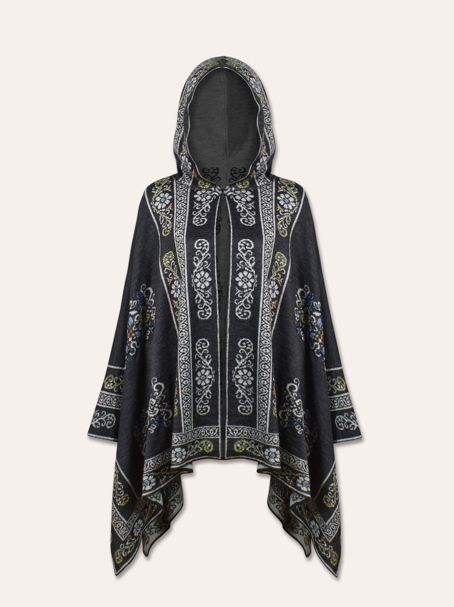 Treasure Hooded Cape – Peruvian Link Alpaca Collection