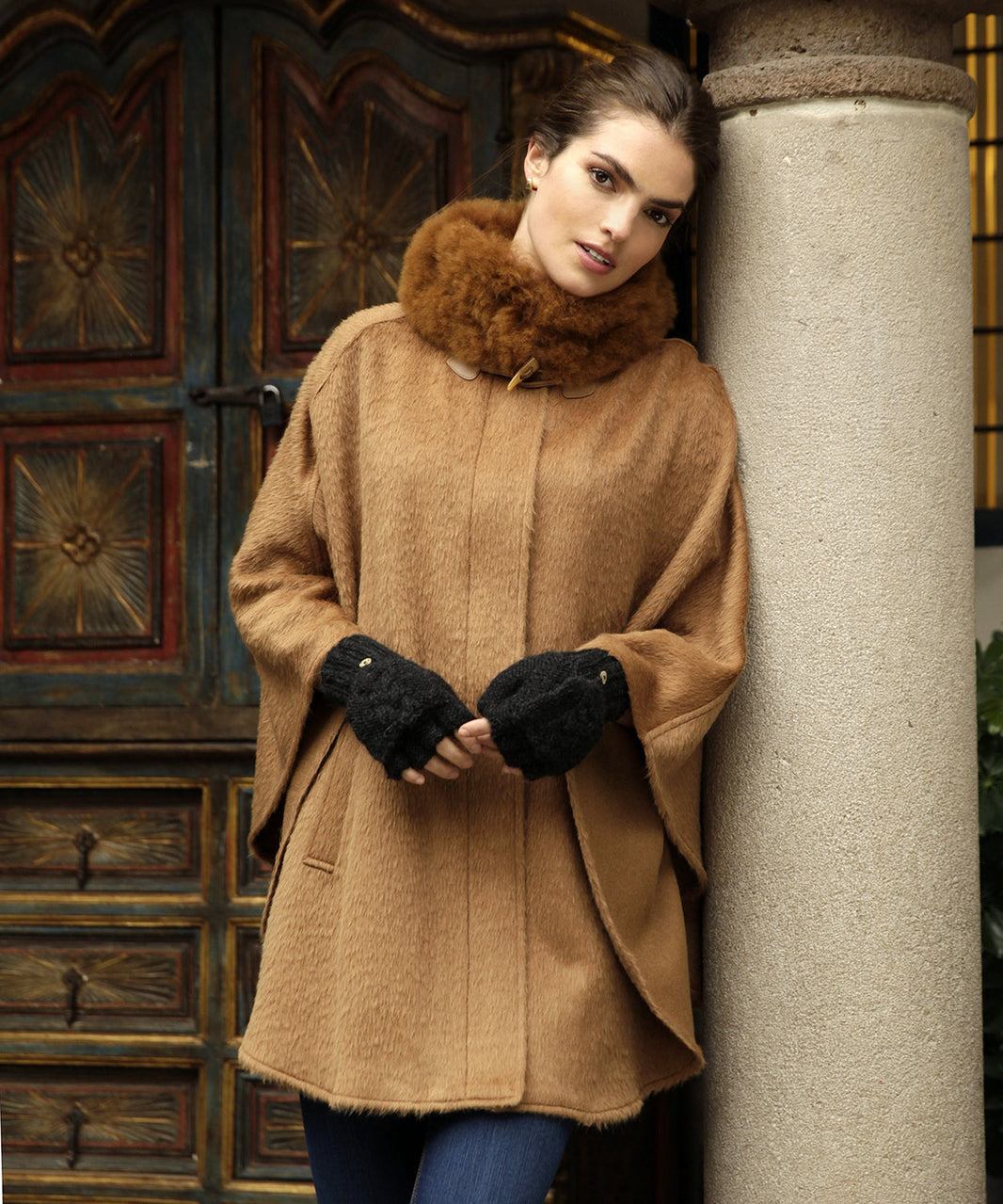 100% Authentic Peruvian Alpaca Capes & Ruanas – Peruvian Link Alpaca ...